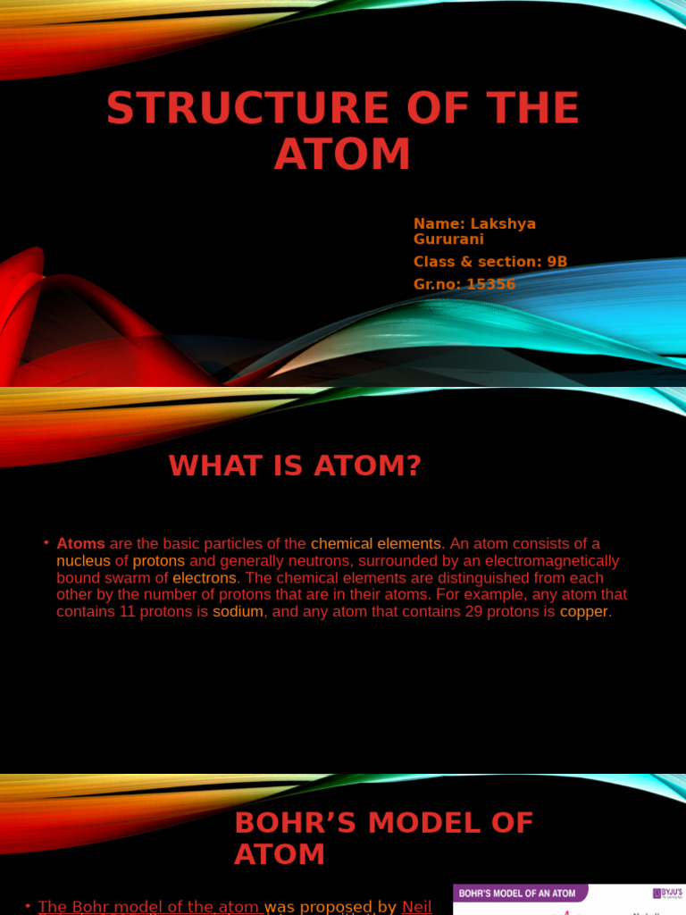Structure of The Atom | PDF | Atoms | Valence (Chemistry)