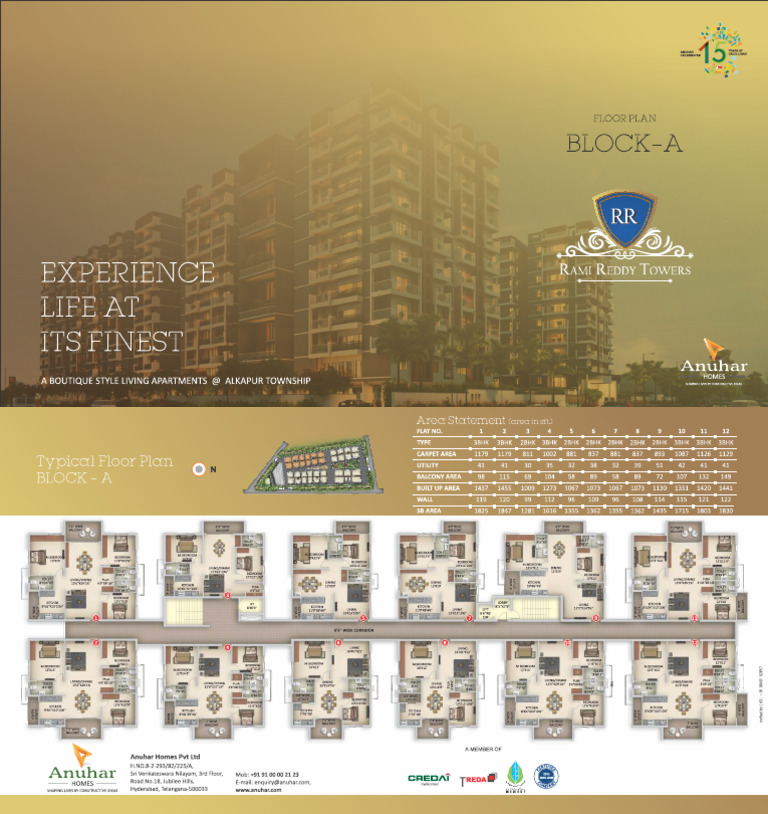 Rami-reddy-towers-Block-A-Plan-Sheet | PDF