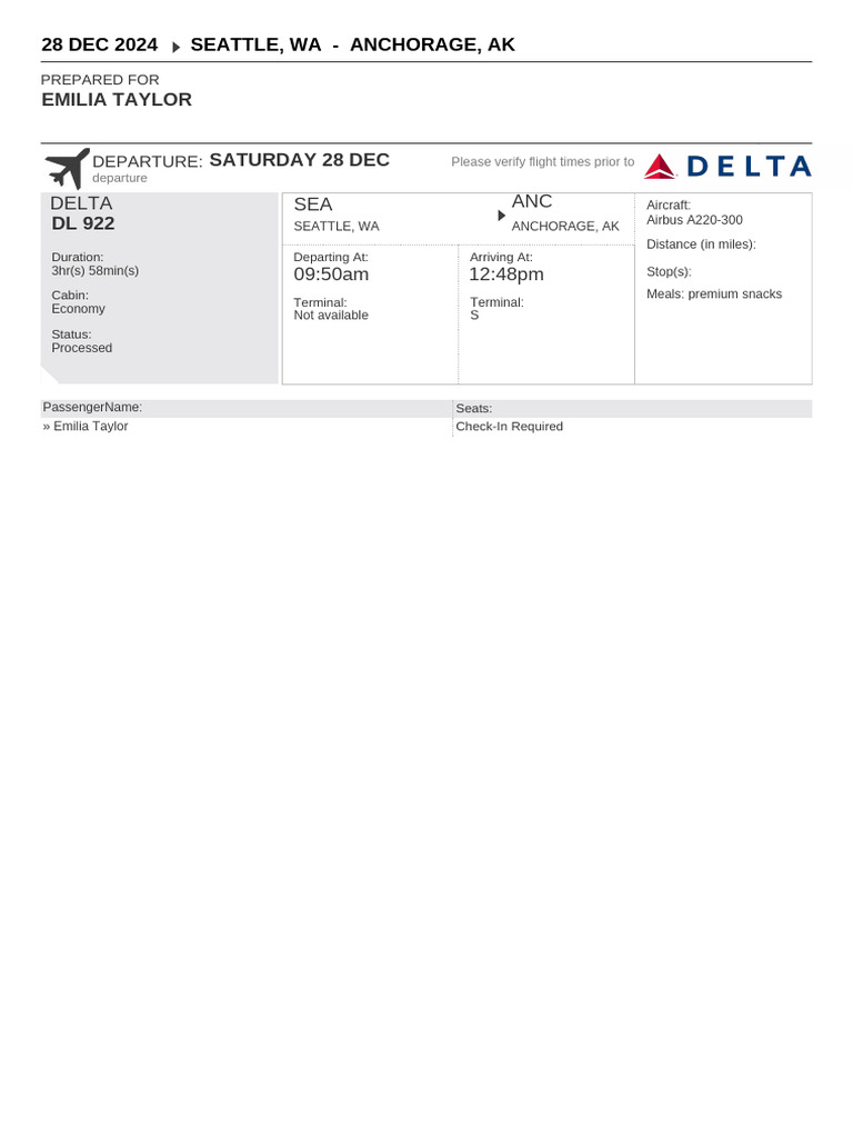 Ticket Emilia Taylor | PDF | Aviation | Aircraft