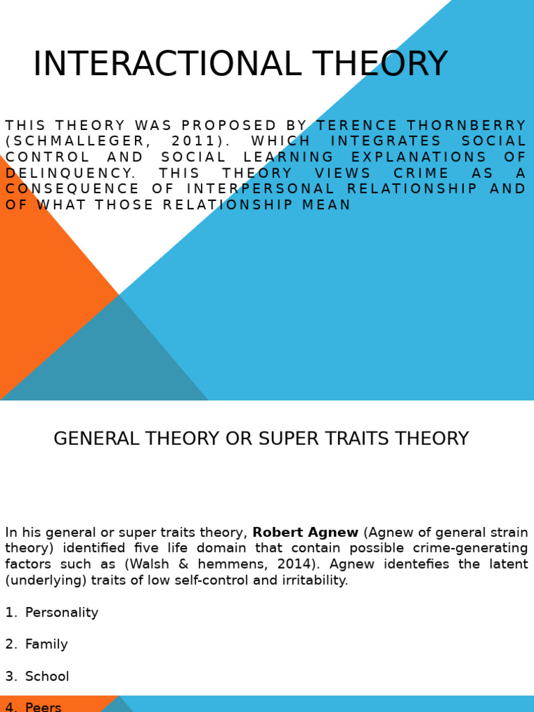 Interactional Theory | PDF