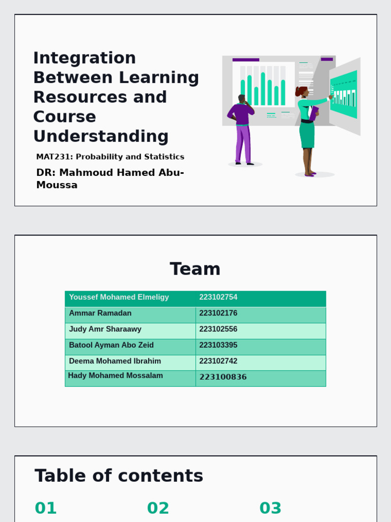Probability and Statistics - Bachelor of Science in Mathematics by ...