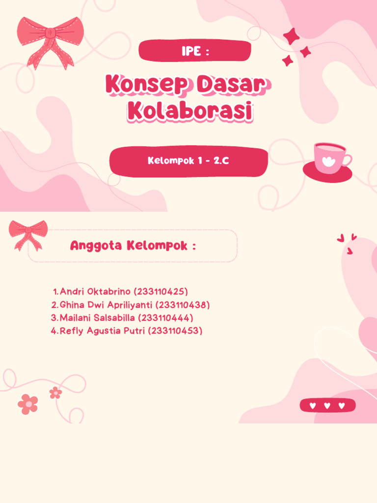 IPE (Konsep Dasar Kolaborasi) | PDF