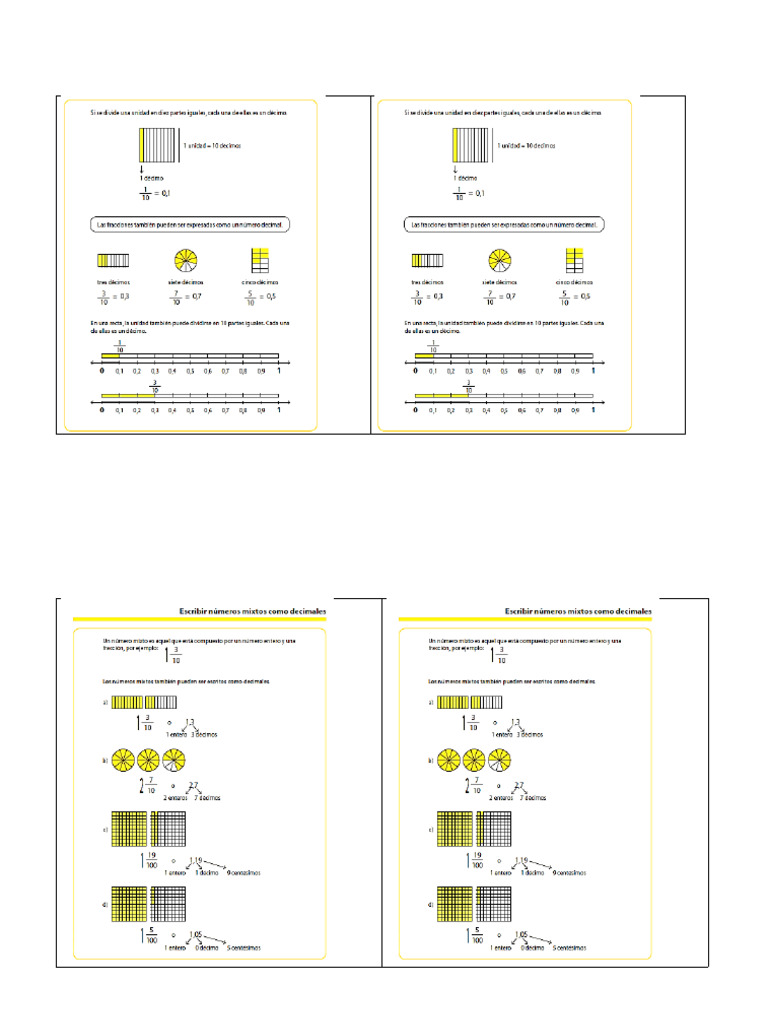 Material 4to Decimales | PDF