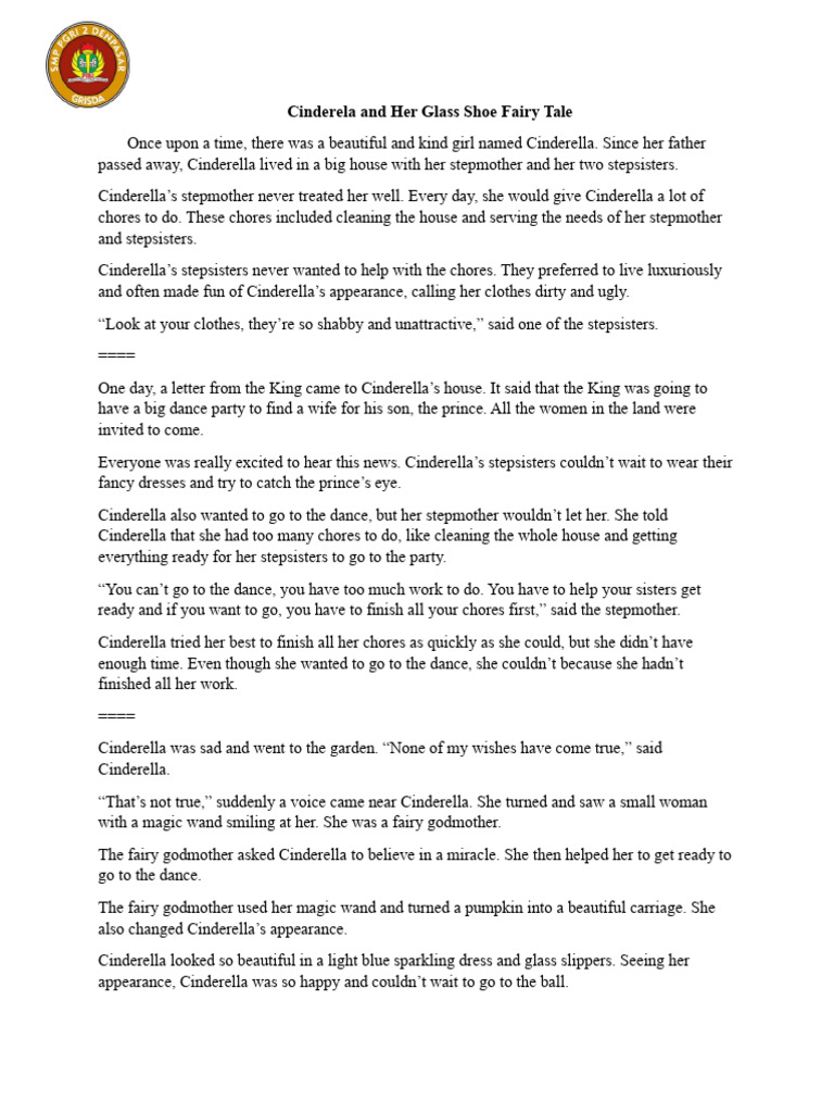 Cinderella | PDF | Cinderella | Fairy Tales