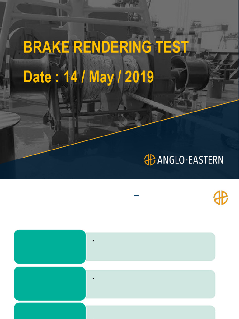 Training Material 180 - Brake Rendering Test - 241026 - 134017 | PDF