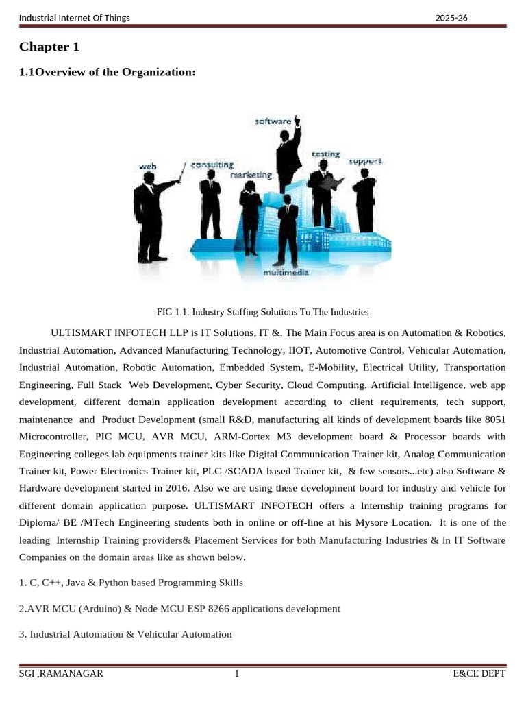 Continuous Internal Evaluation IIOT CIE-1 Report-1 | PDF | Internet Of ...