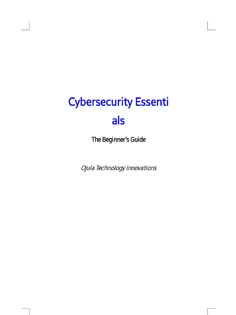cybersecurity-essentials-the-beginners-guide-cybersecurity-textbook ...