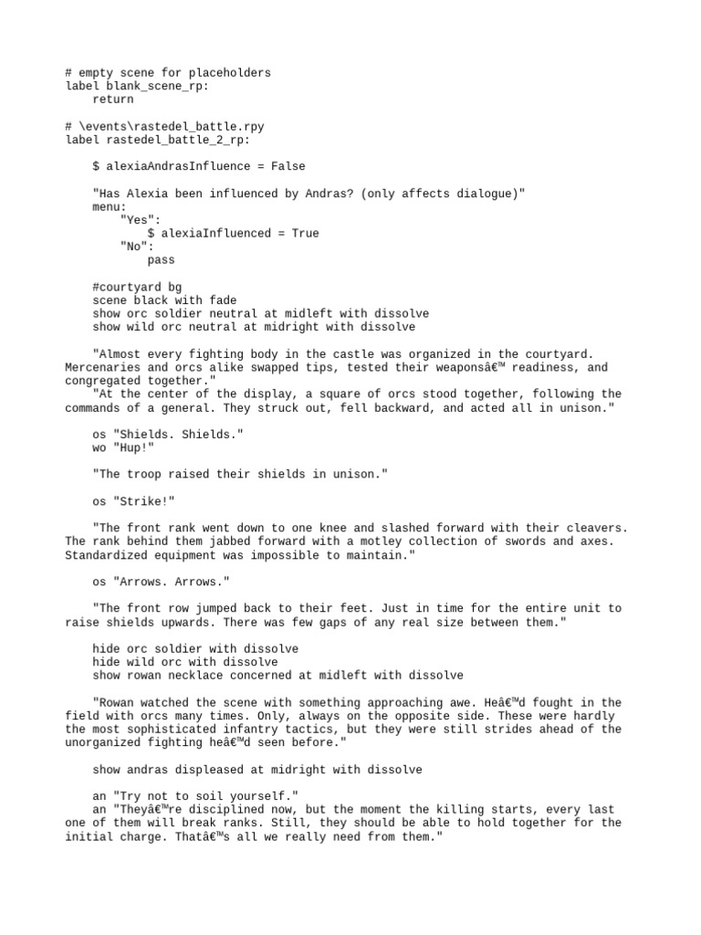 Gallery Replays - Rpy | PDF