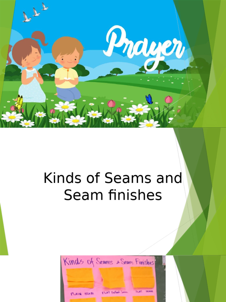 Kinds of Seams and Seam Finishes | PDF