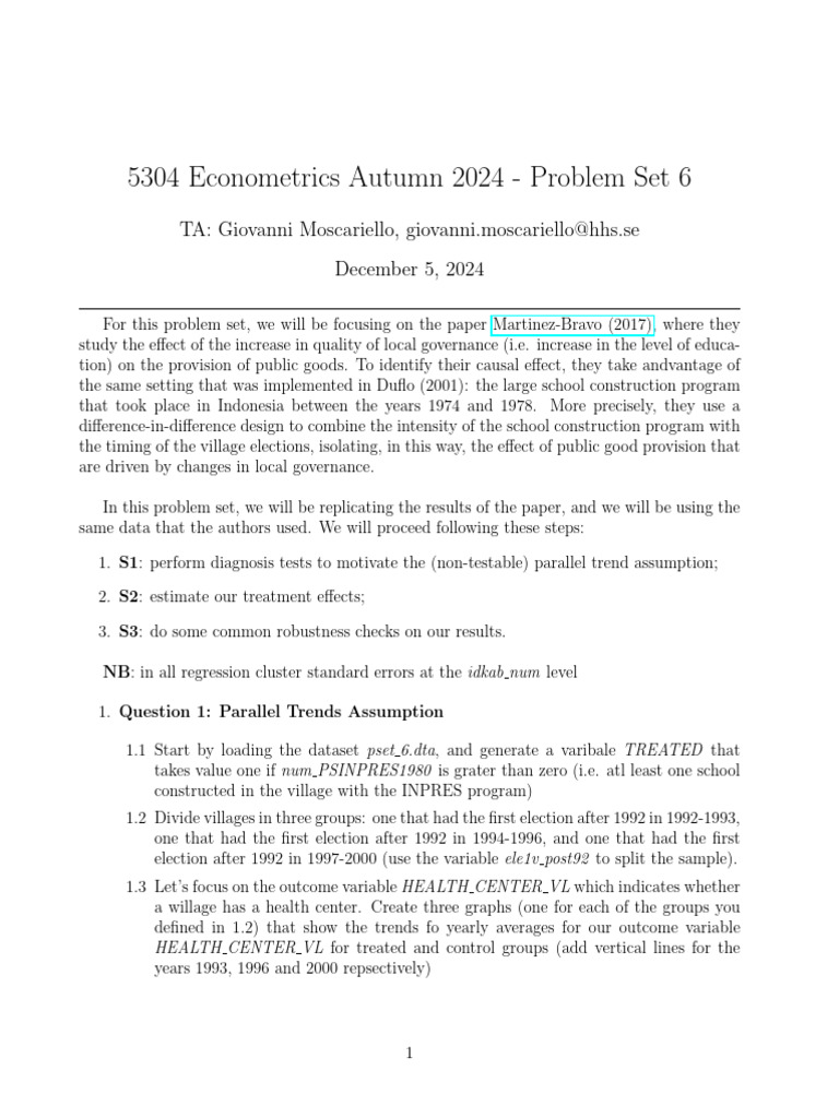 5304_Ps6_SuggestedSolutions (2) | PDF | Applied Statistics | Teaching Mathematics