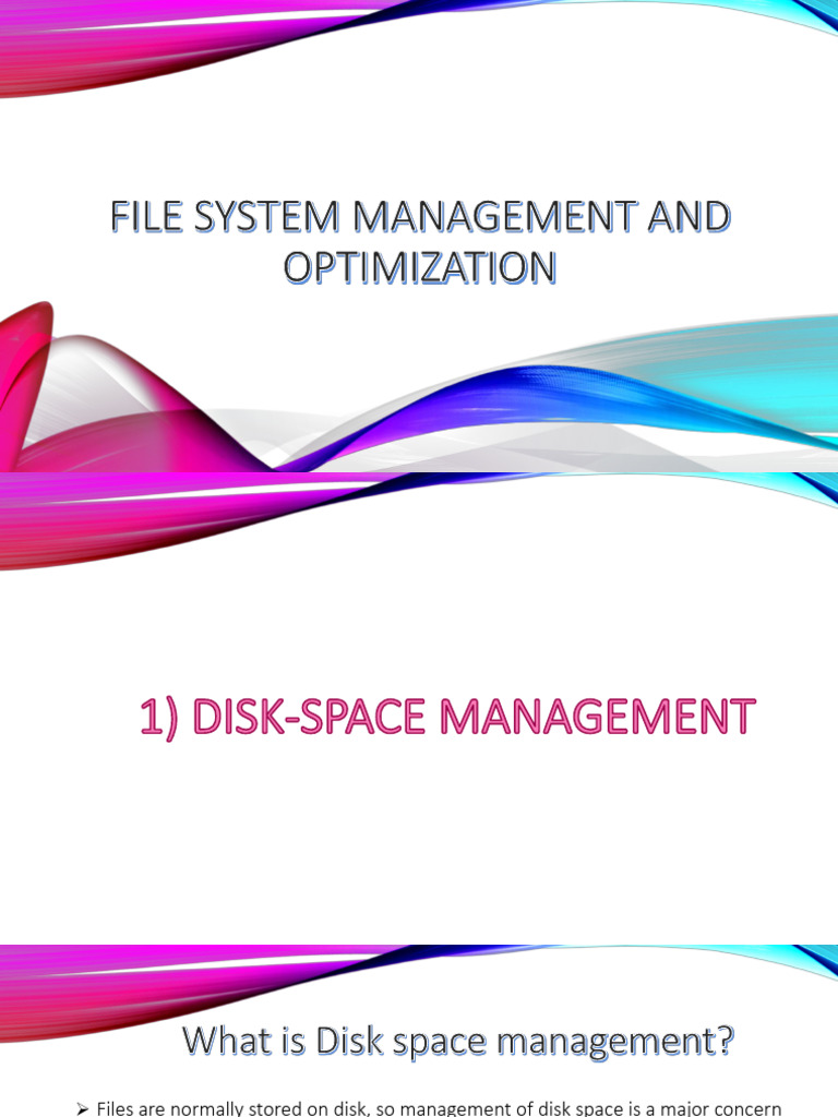 File System And Optimization Pdf File System Computer File 4411