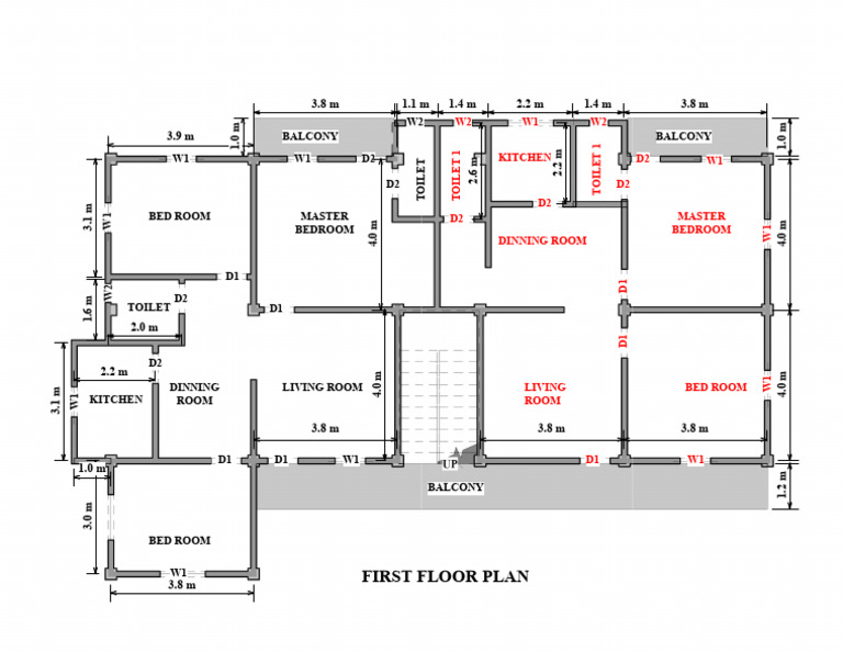 FIRST FLOOR PLAN | PDF | Room | Home