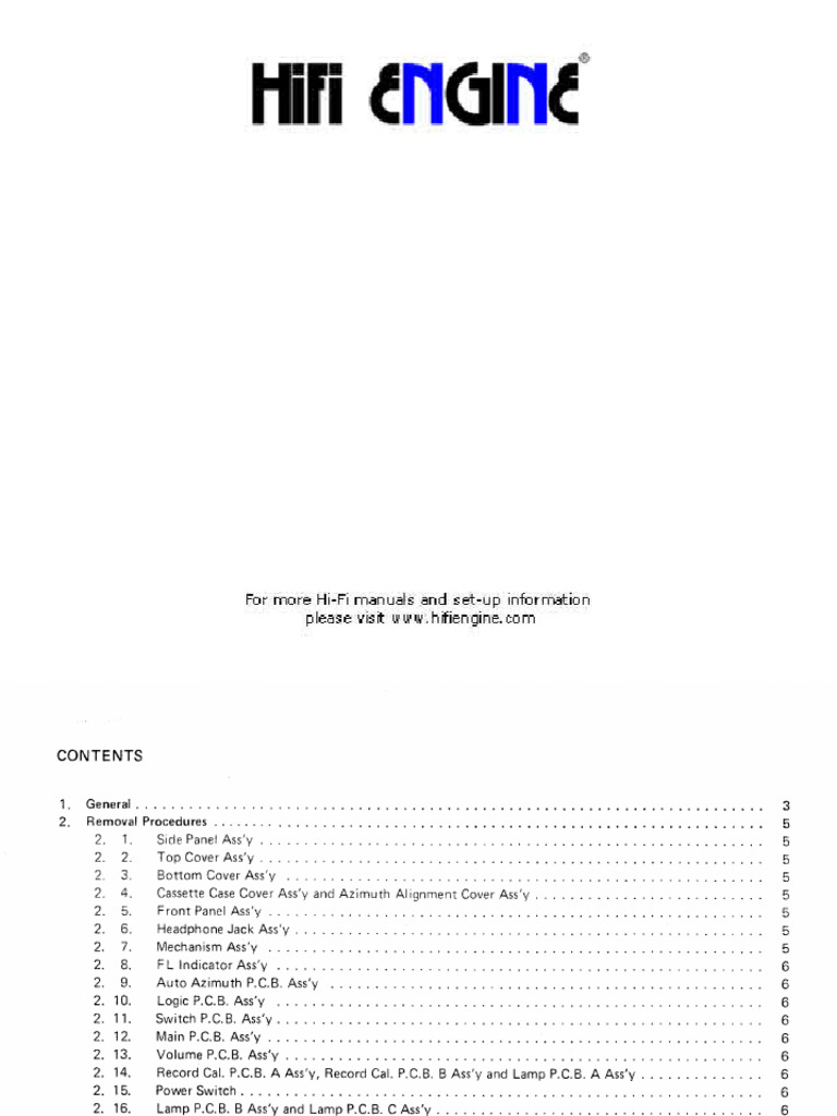 Hfe Nakamichi 680zx Service | PDF