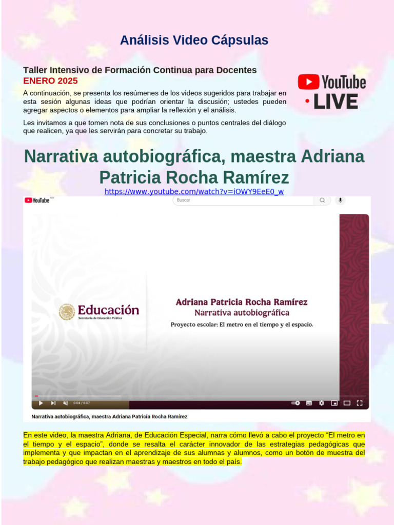 Narra Tiva | PDF | Enseñando | Aprendizaje