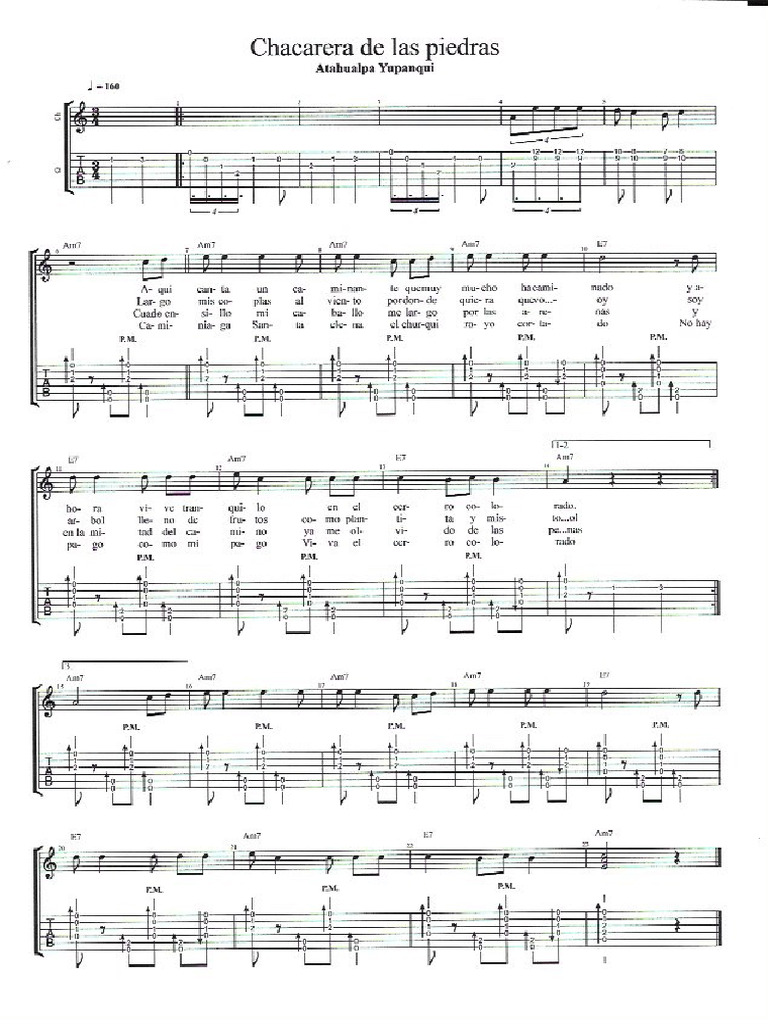 Chacarera de Las Piedras (Part°) | PDF