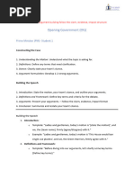 Debate Vocabulary and Structure Guide | PDF | Argument | Logic
