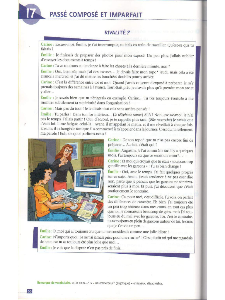 Passé Composé Et Imparfait | PDF