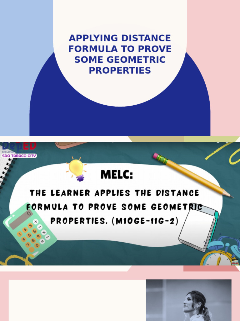 Distance Formula in Geometry Applications | PDF | Communication ...