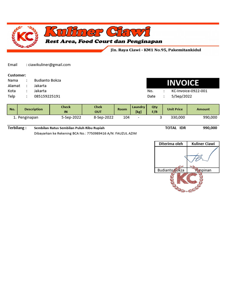 Invoice | PDF