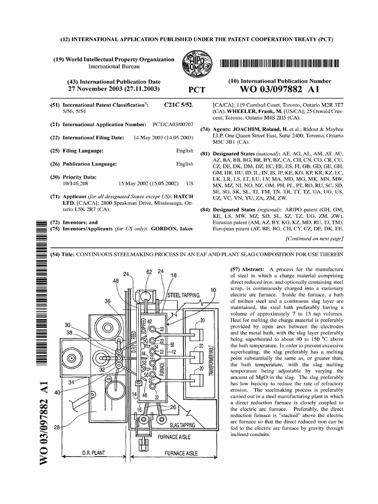 Continuous Steelmaking Process in An Eaf | PDF | Steelmaking | Steel