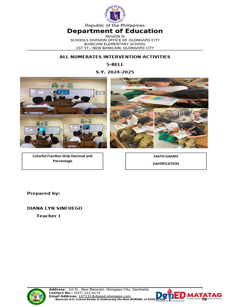 5-BELL-NUMERATES-INTERVENTION-ACTIVITIES | PDF