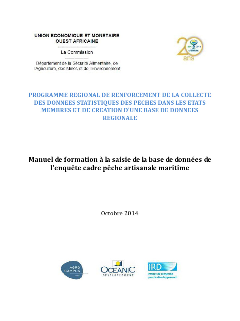 Manuel Formation Saisie ECPM | PDF | Bases de données | Informatique
