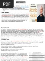 Atomic Habit Cheat Sheet | PDF