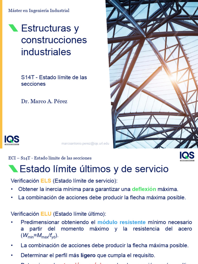 S14T Estado Límite de Las Secciones - XXX | PDF | Estrés (Mecánica ...