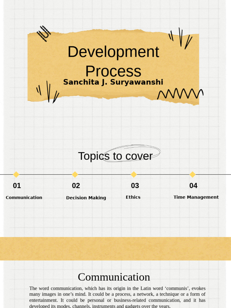 Chapter 3 Devlopment Process | PDF | Communication | Human Communication