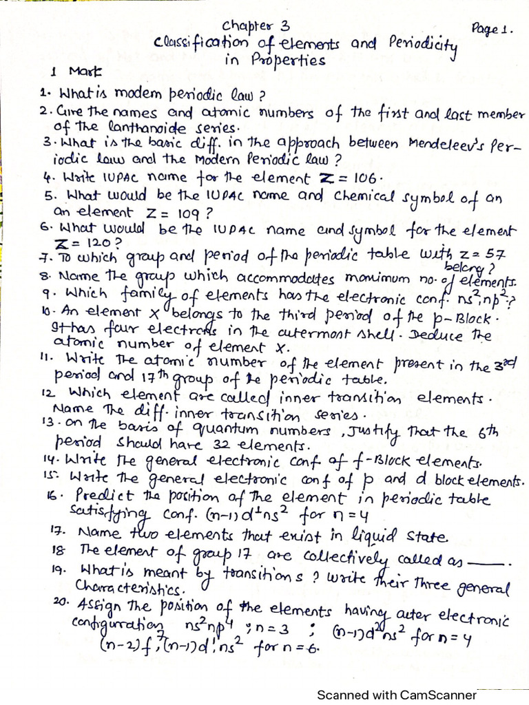 CHAPTER -3 ASSIGNEMENT | PDF