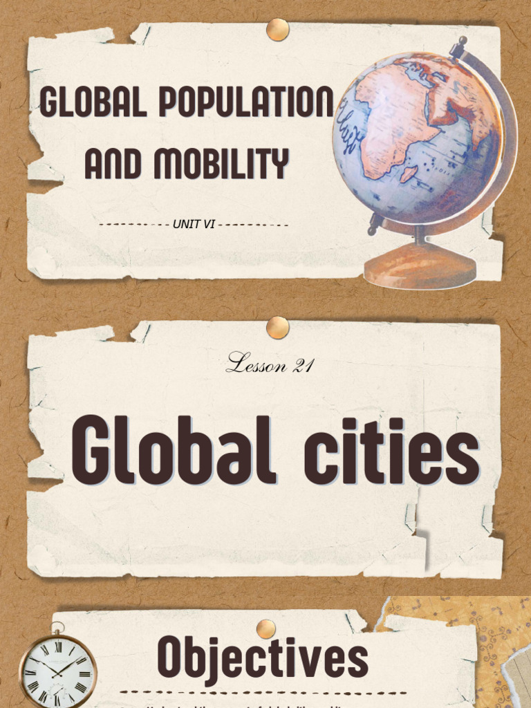 Understanding Global Cities and Demography | PDF | Cost Of Living ...