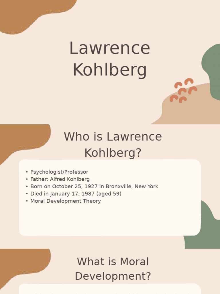Lawrence Kohlberg | PDF