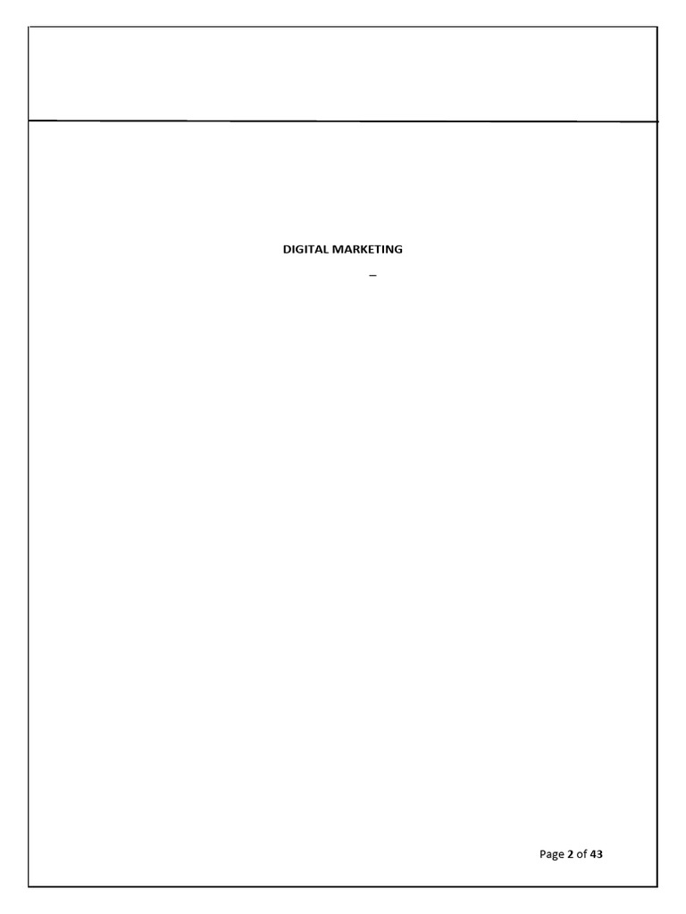 BBA Digital Marketing Study Guide | PDF | Search Engine Optimization ...