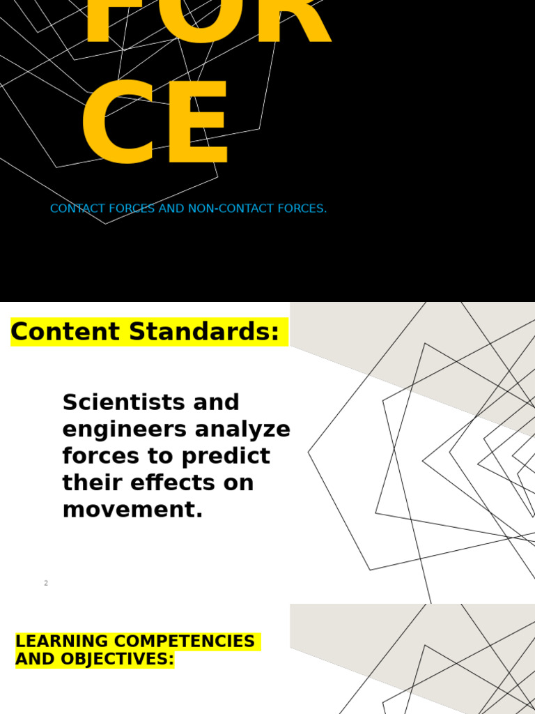 Q3 PPT Forces | PDF | Force | Physical Sciences