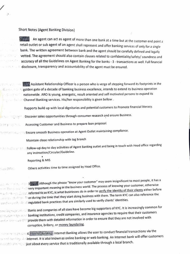 Short Note | PDF | Automated Teller Machine | Cheque