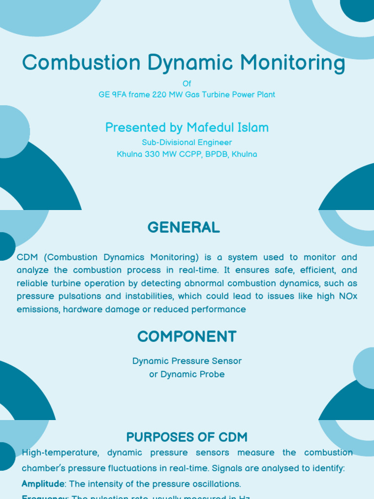 Combustion Dynamics Monitoring for Gas Turbines | PDF | Combustion ...
