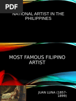 Famous Filipino Artists and Artworks | PDF | The Arts