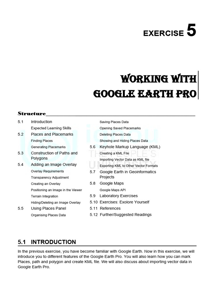 Google Earth Pro: Features and KML Guide | PDF | Computing