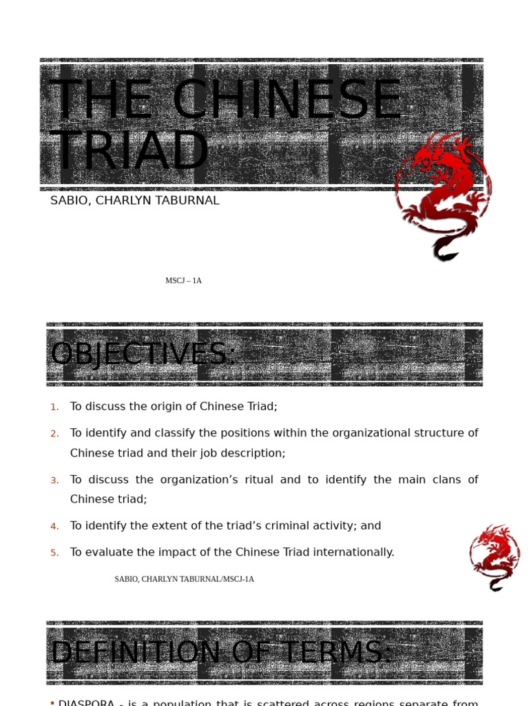 THE CHINESE TRIAD | PDF | Mainland China | China