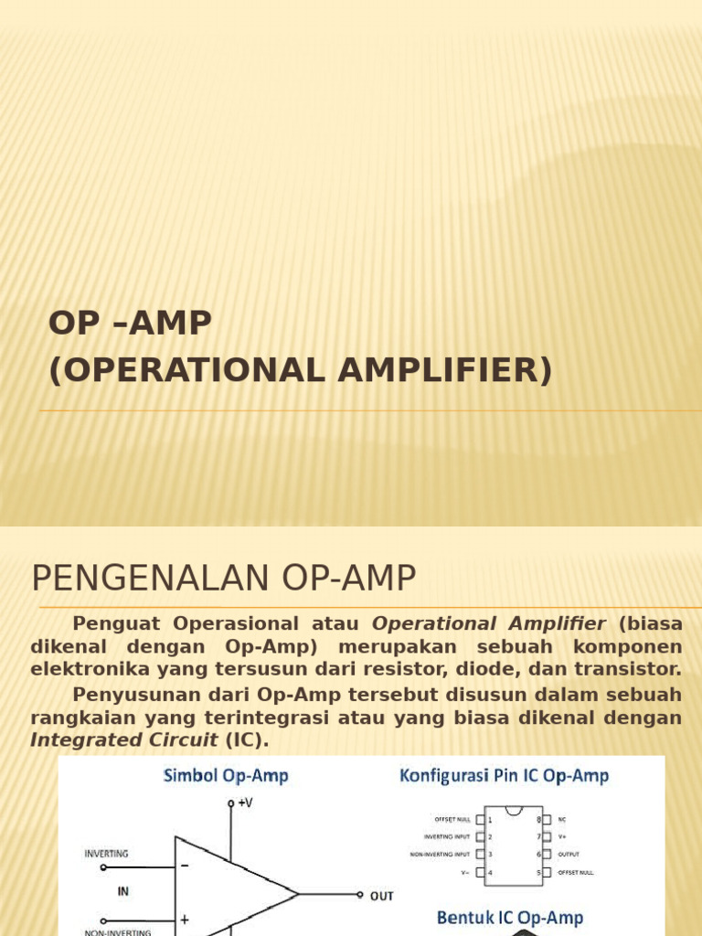 Op Amp | PDF
