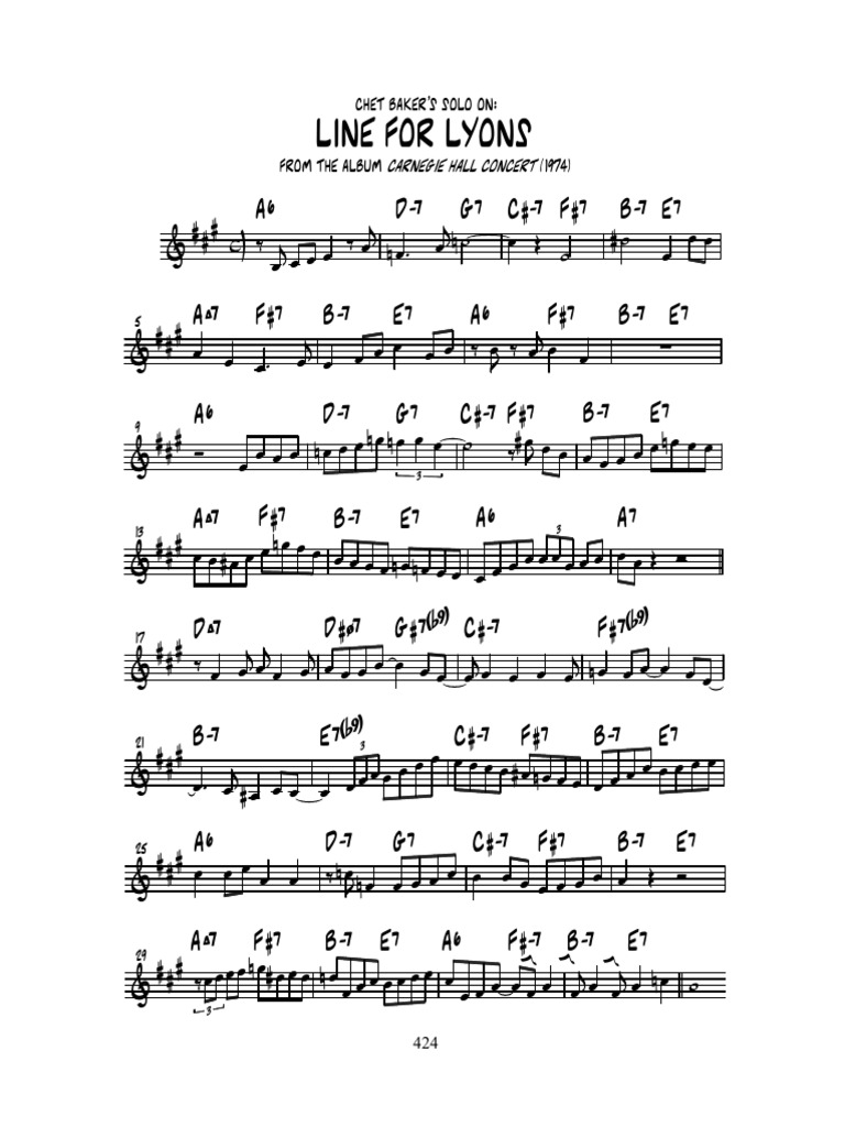 Line For Lyons | PDF