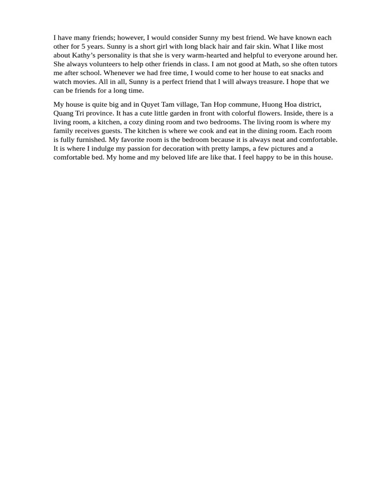 I Have Many Friends | PDF
