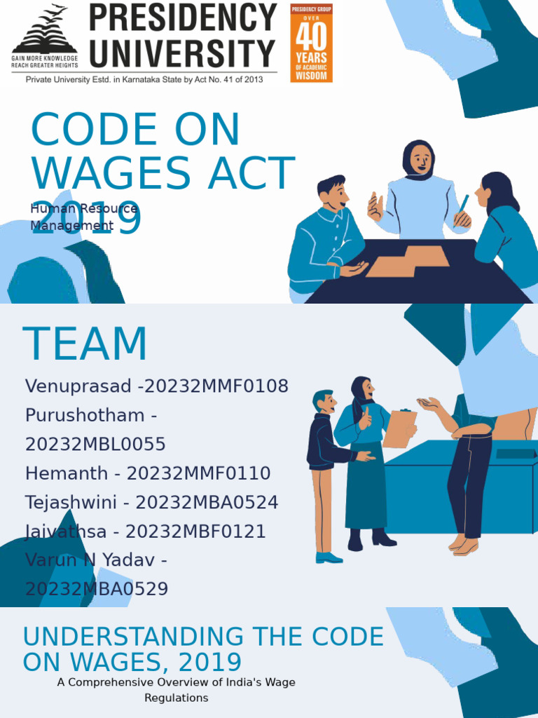 Code On Wages Act 2019 | PDF | Employment | Wage