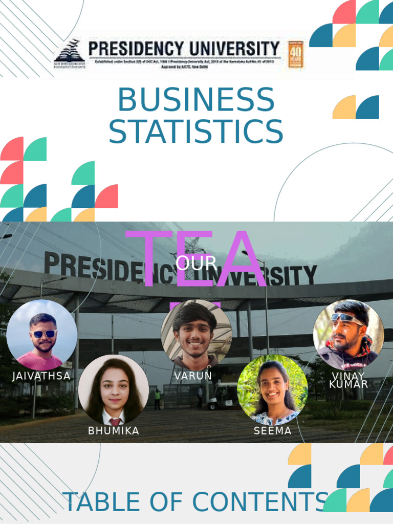 Business Statistics Overview | PDF | Quartile | Percentile