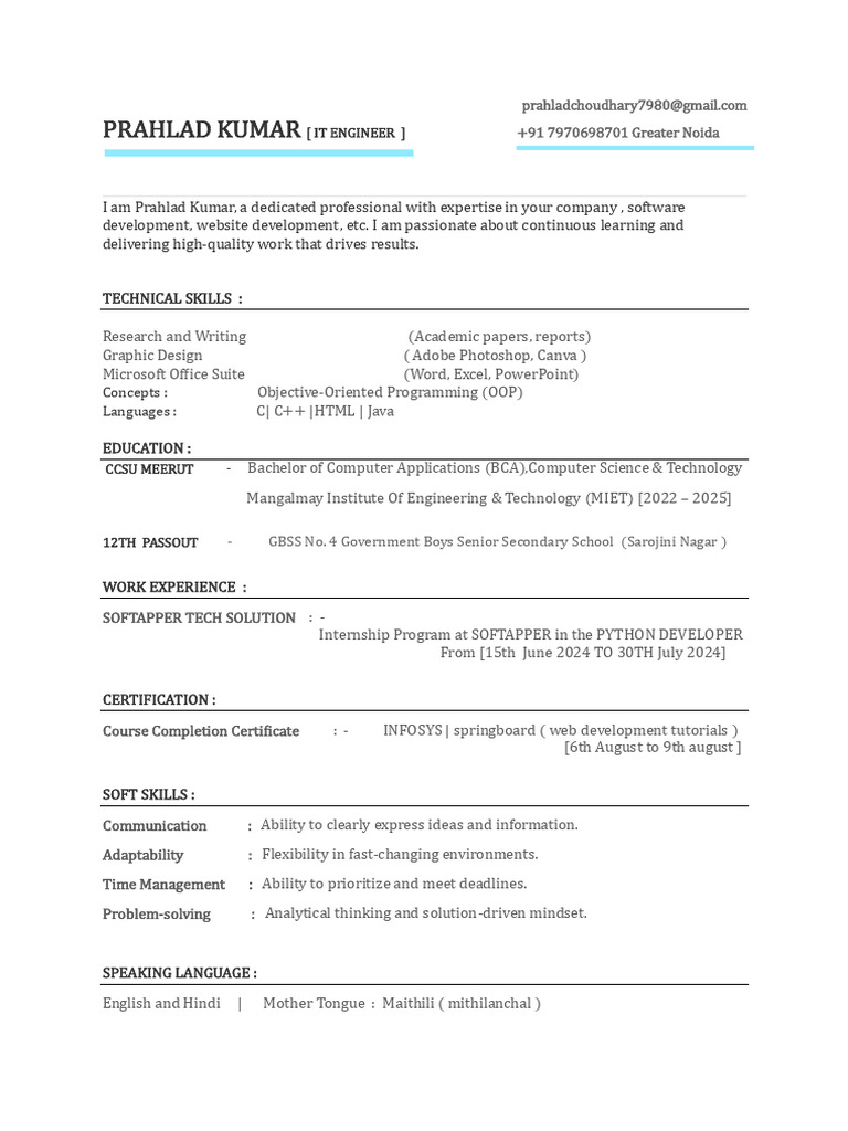 My Resume | PDF