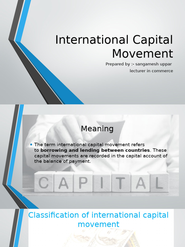 International Capital Movement | PDF