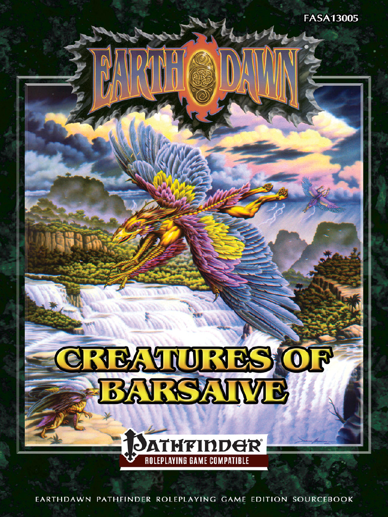 FASA13005 Earthdawn - Creatures of Barsaive (OEF) (07-2012) | PDF | Dragon