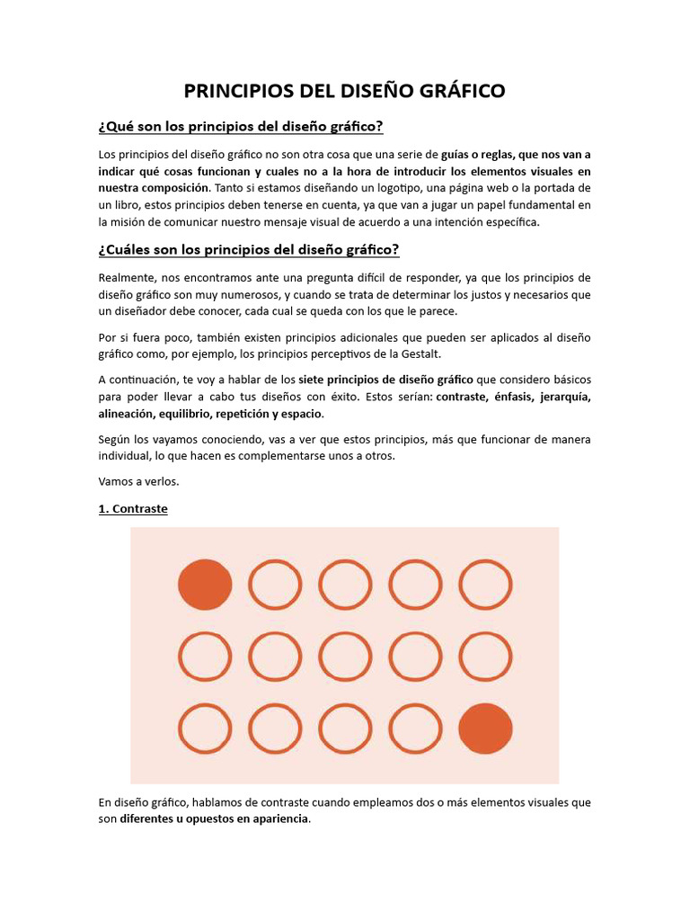 Principios Del Diseño Gráfico | PDF | Color | Diseño gráfico