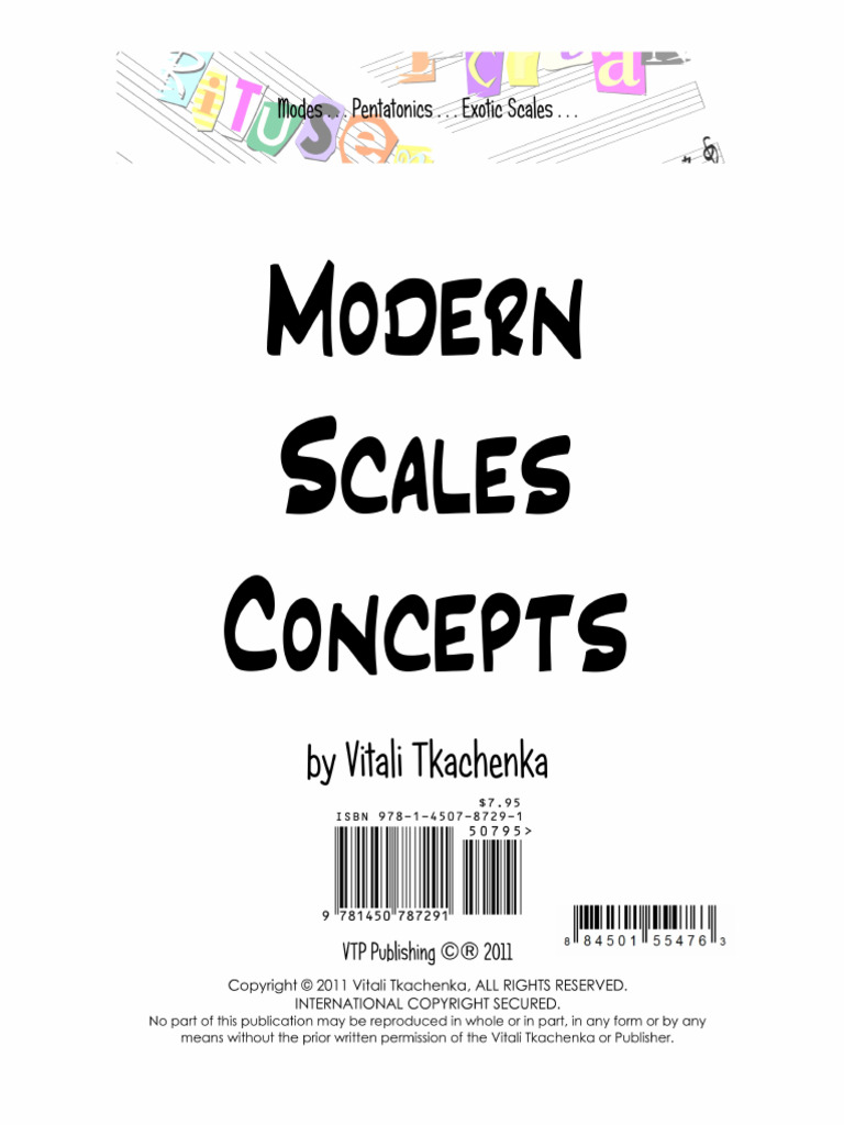 Major Minor Pentatonics From Modern Scales Concepts | PDF