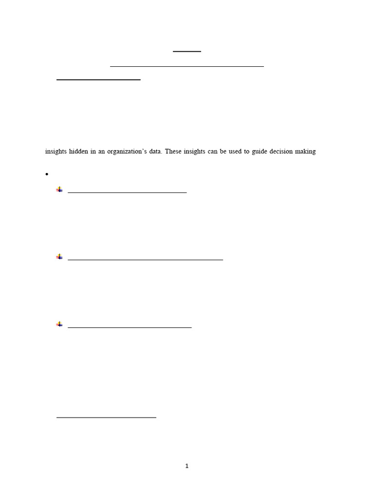 UNIT- I | PDF | Databases | Data Science